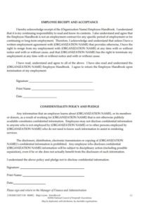 Employee Work Manual Template | Free Manual Templates