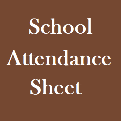 School Attendance Sheet Template PDF | Free Manual Templates